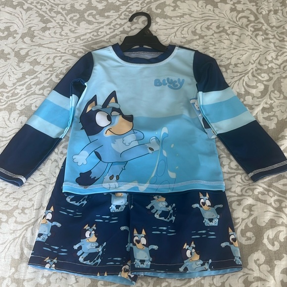 Bluey | Swim | Bluey 2 Piece Rashguard Swim Set | Poshmark
